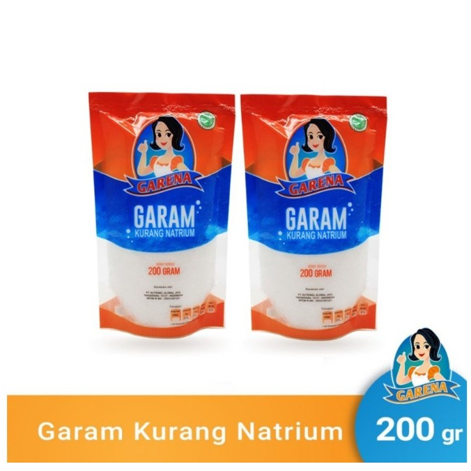 Jual GARENA GARAM KURANG NATRIUM 200 G | Shopee Indonesia