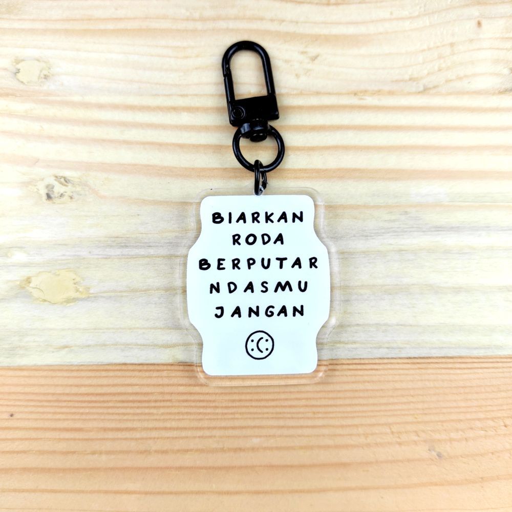 Jual JARESAYANG Acrylic Keychain / Gantungan Kunci / Ganci Quote ...