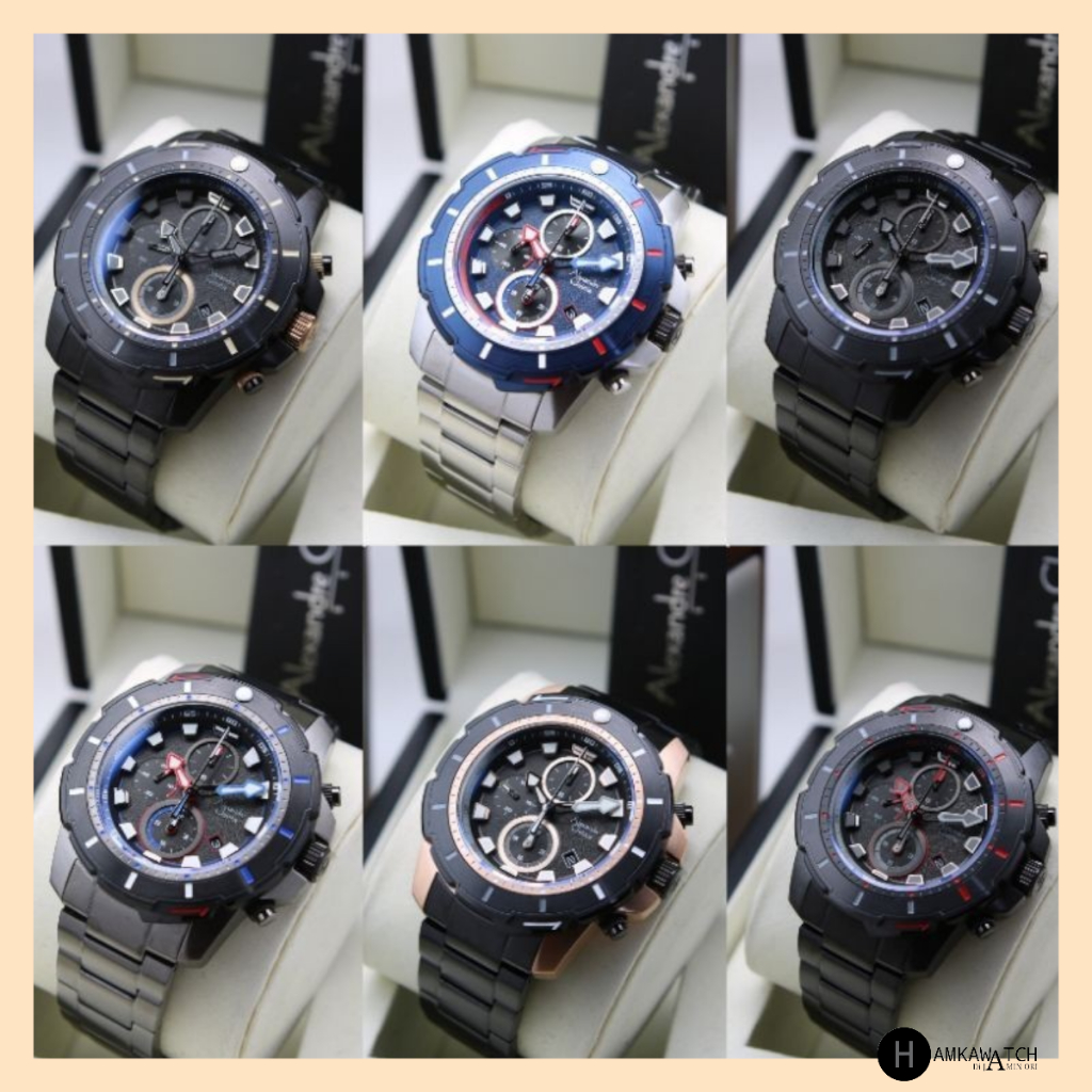 Jual new !! jam tangan pria alexandre christie original ac6606 / ac 6606 / 6606 / ac6141 / ac ...