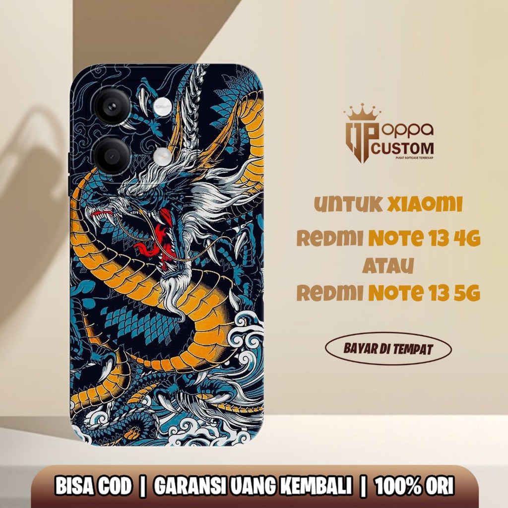 Jual Case XIAOMI REDMI NOTE 13 4G 5G 13C Motif [NAGA DRAGON] Terlaris Casing REDMI NOTE 13 13C ...