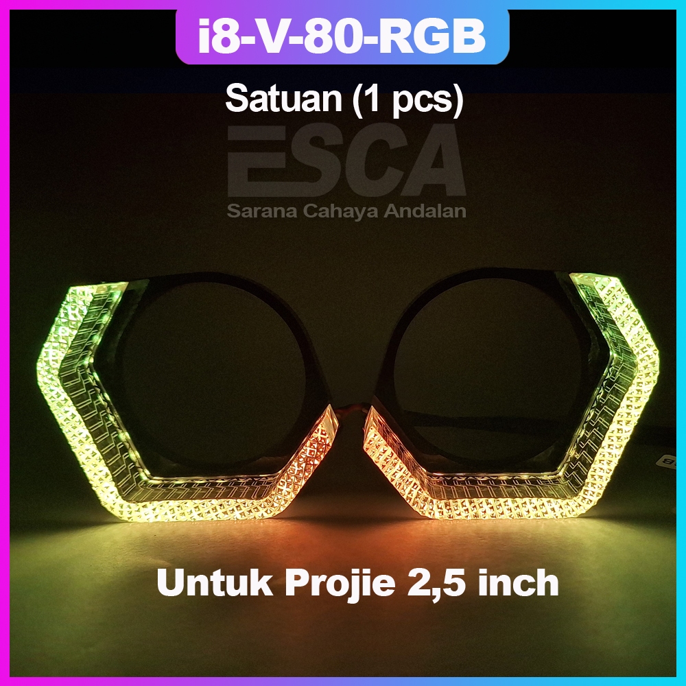Jual 5D Premium Shroud Crystal Angel Eyes RGB Matrix Glory Vietnam Style Vahid Bluetooth Apps ...