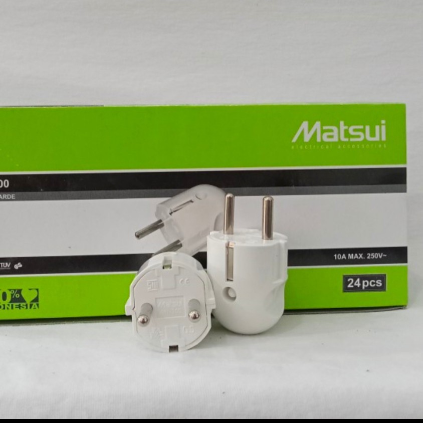 Jual Steker Arde Matsui SNI Terminal Kuningan Colokan Listrik | Shopee ...