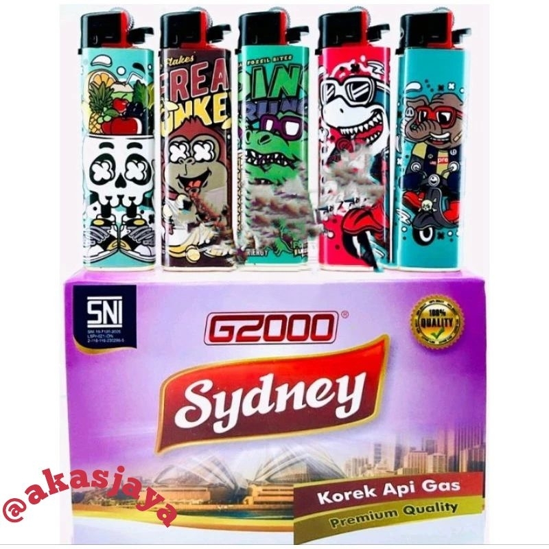 Jual Korek Roda G2000 Sidney Motif unik (1kg bs isi 50pcs) | Shopee ...