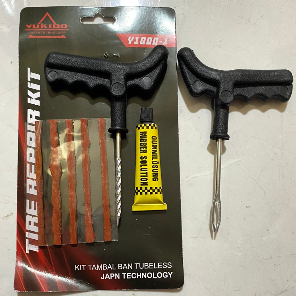 Jual Tambal Ban Tubeles \ Alat tamban ban tire repair kit \ BISA COD ...