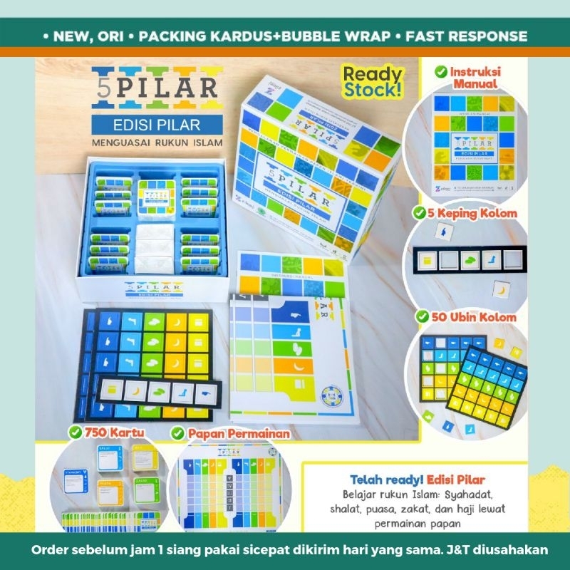 Jual Pilar Game Edisi Rukun Islam Islamic Boardgame | Shopee Indonesia