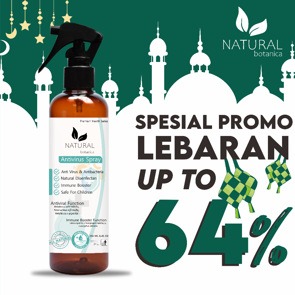 Jual Natural Antivirus Spray - Anti Bakteri - Natural Disinfektan ...