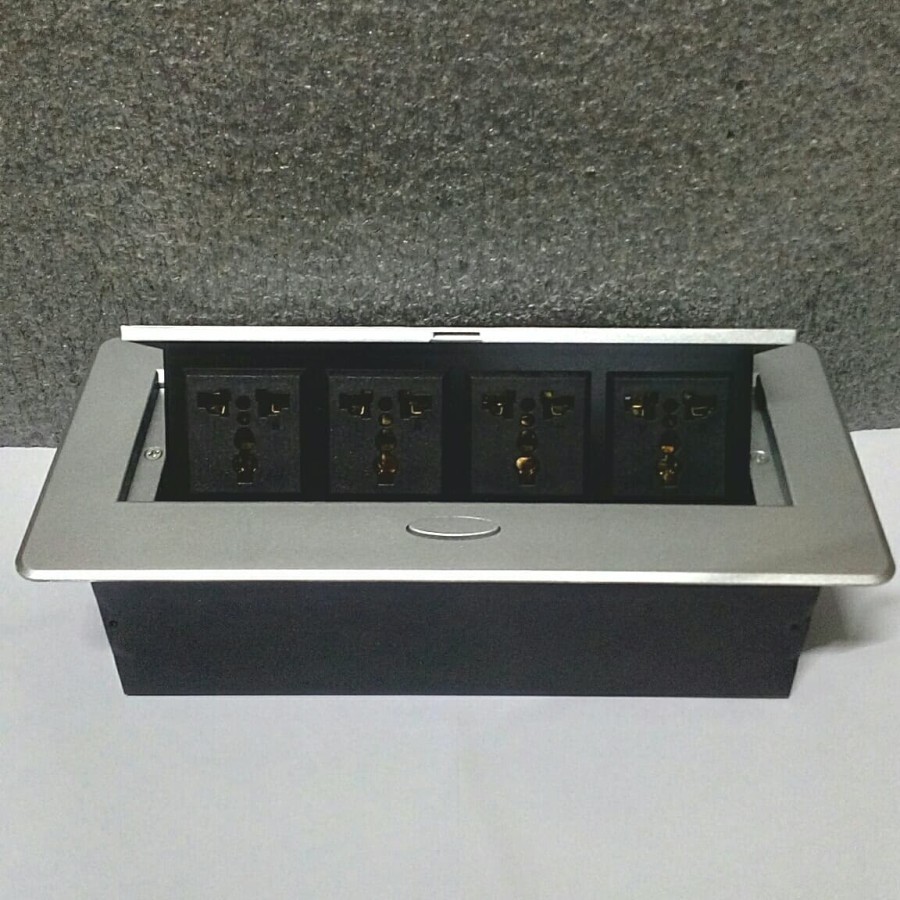 Jual Floor Socket Listrik 4 Lobang/ Socket Lantai Colokan Listrik ...