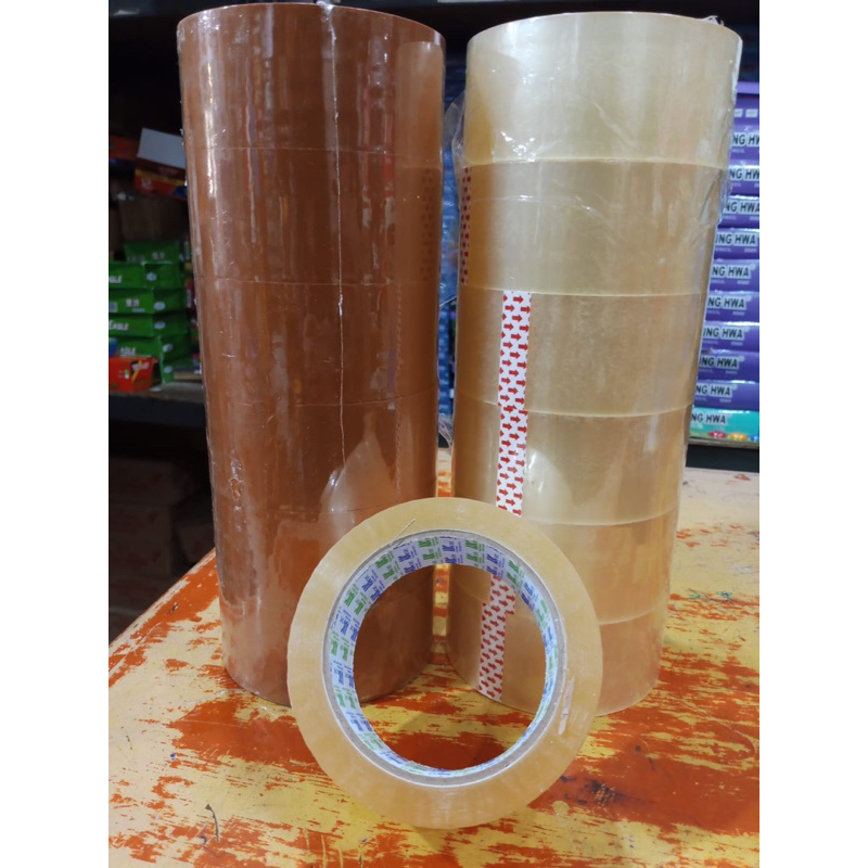 Jual Lakban Bening ABC 2inch, 1inch, 1/2Inch | Shopee Indonesia