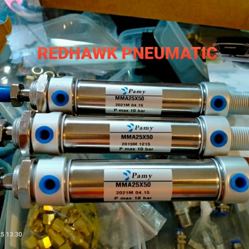 Jual Air Cylinder Pamy Pneumatic 25x50 MMA Original | Shopee Indonesia