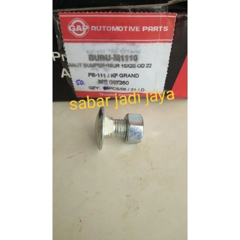 Jual baut mur bemper bumper kepala besar Ps100 | Shopee Indonesia