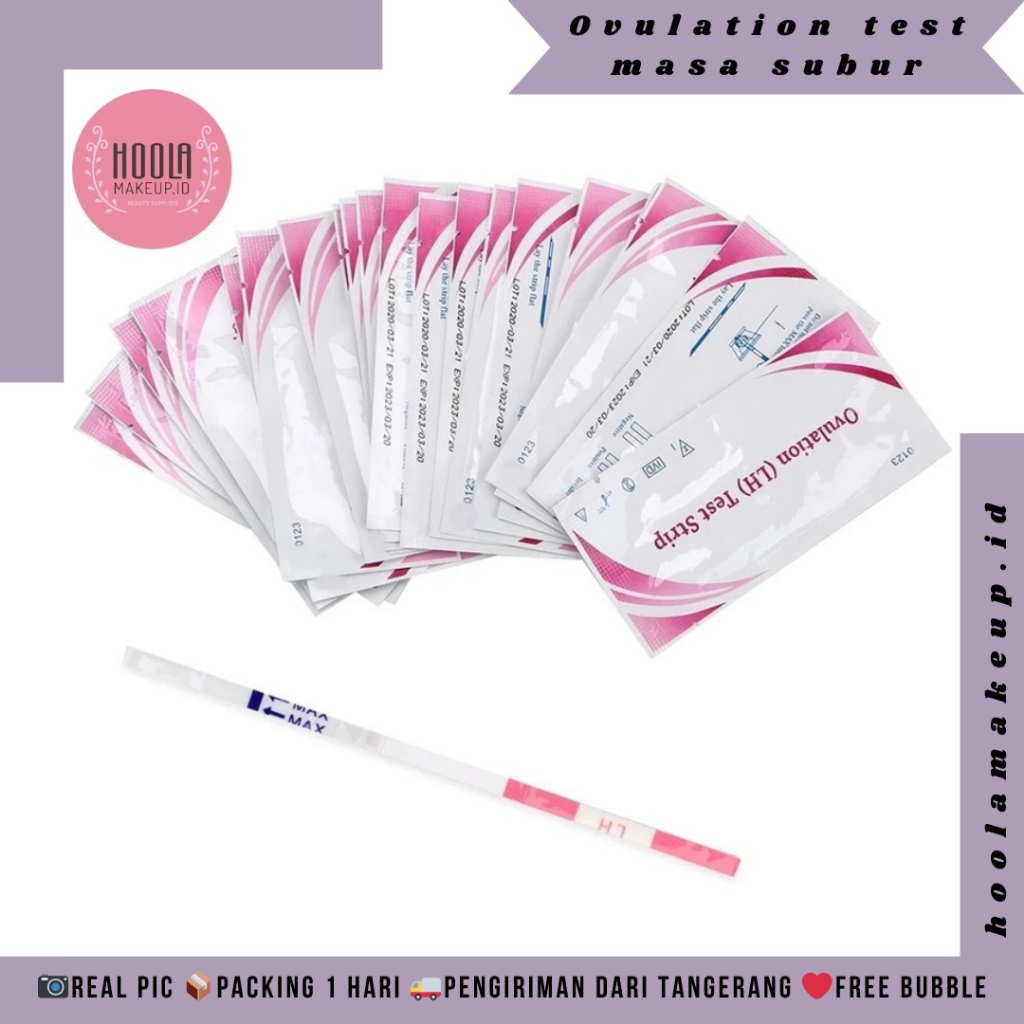 Jual ALAT TES MASA SUBUR WANITA TES OVULASI OVULATION TEST STRIP ...