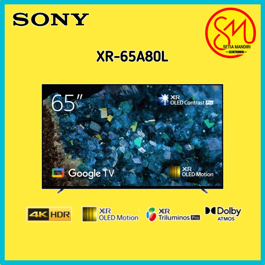 Jual SONY BRAVIA XR 65A80L - OLED SMART GOOGLE TV 4K 65 INCH XR65A80L ...