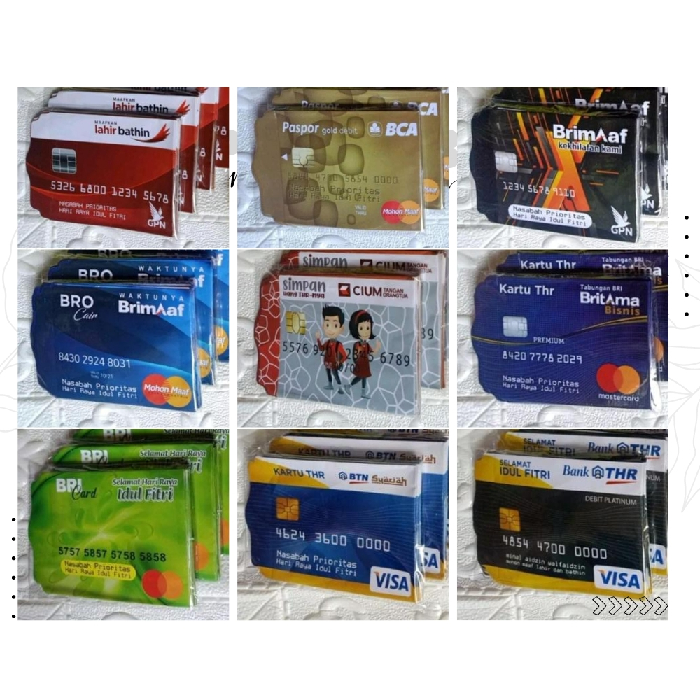 Jual (Isi 10) AMPLOP LEBARAN ATM New 2026 | Shopee Indonesia