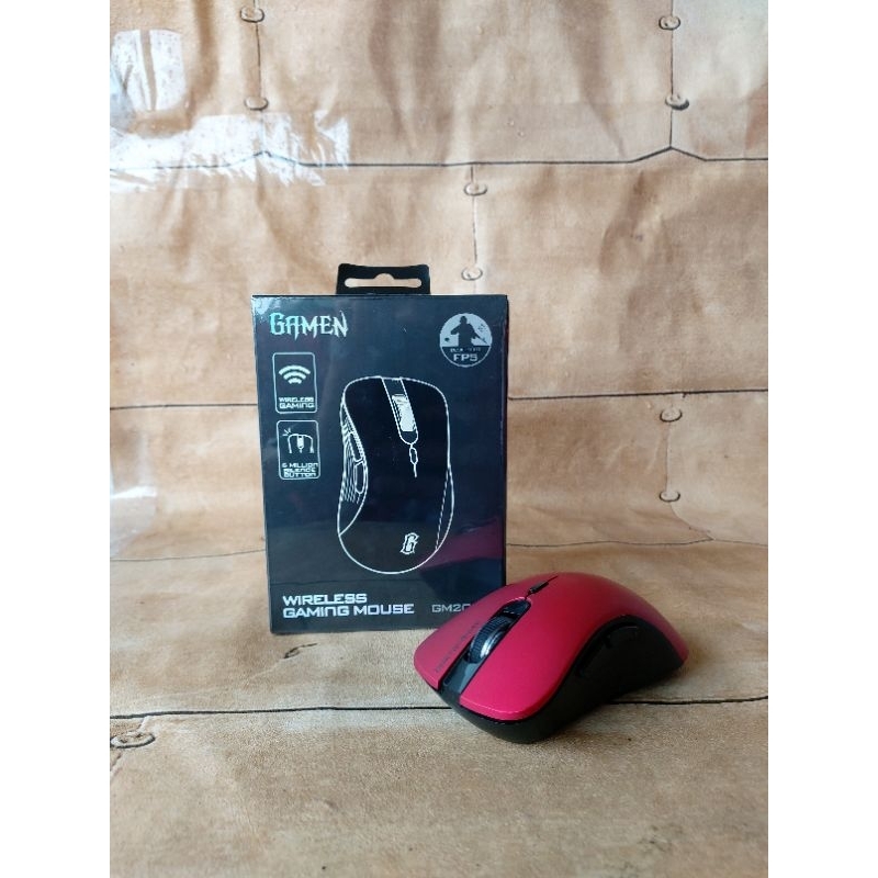 Jual GAMEN GM200W Wireless Gaming Mouse 5 Milion Silence Button ...