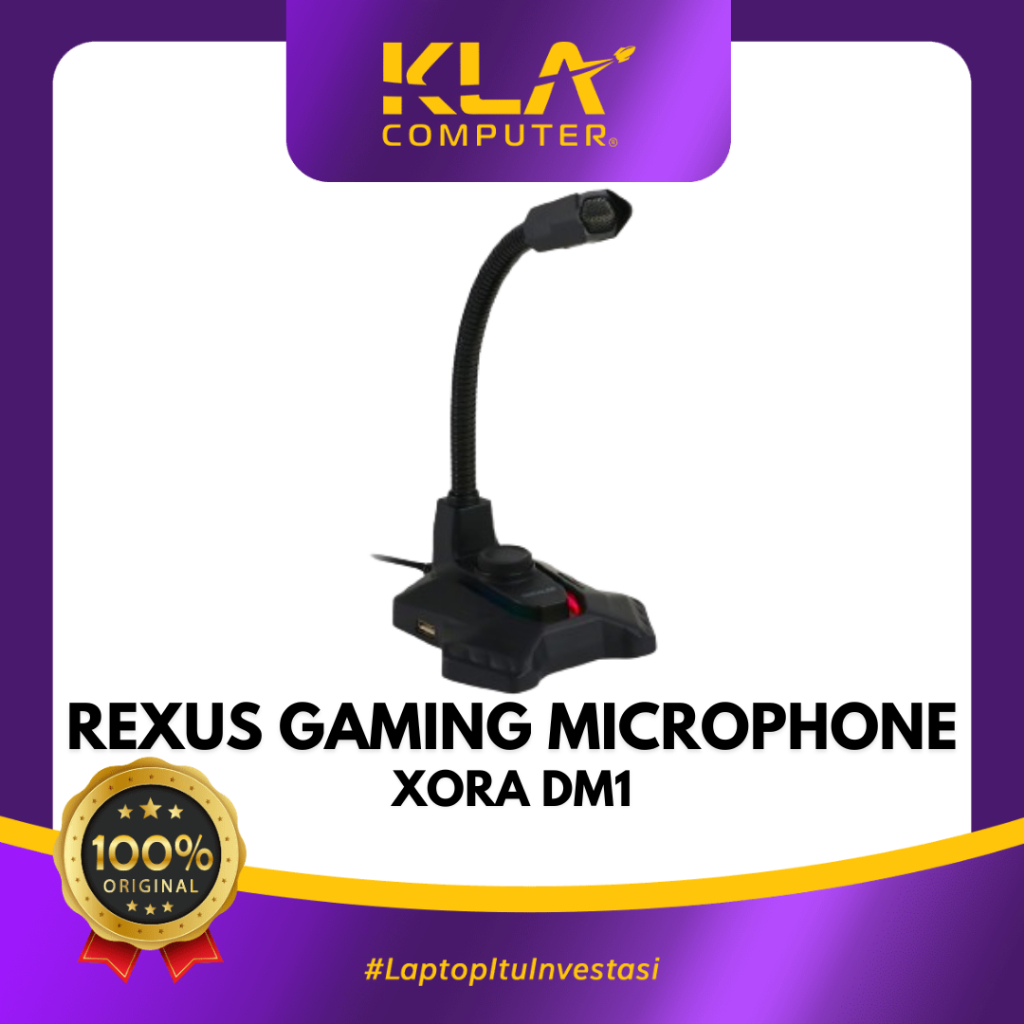 Jual Rexus Microphone Gaming RGB Xora DM1 | Shopee Indonesia
