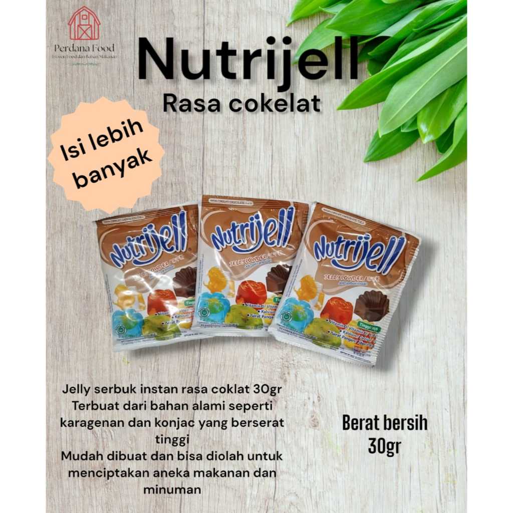Jual Nutrijell Coklat 30 gr | Shopee Indonesia