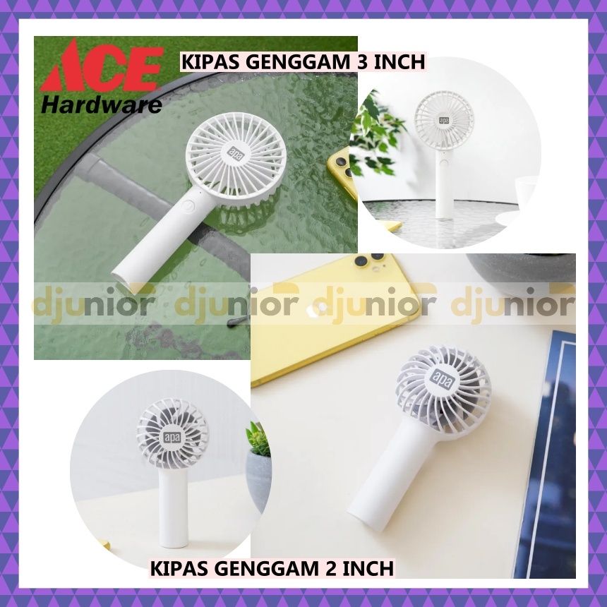 Jual AZKO APA KIPAS ANGIN MINI GENGGAM PORTABLE CAS 2 INCH 3 INCI ...