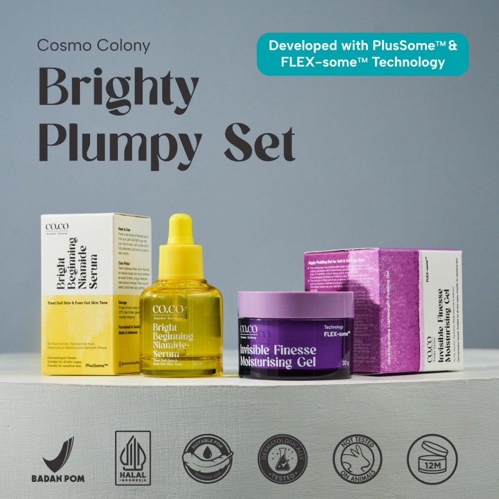 Jual Cosmo Colony Bundle Set CO.CO Brighty Plumpy Set | Shopee Indonesia