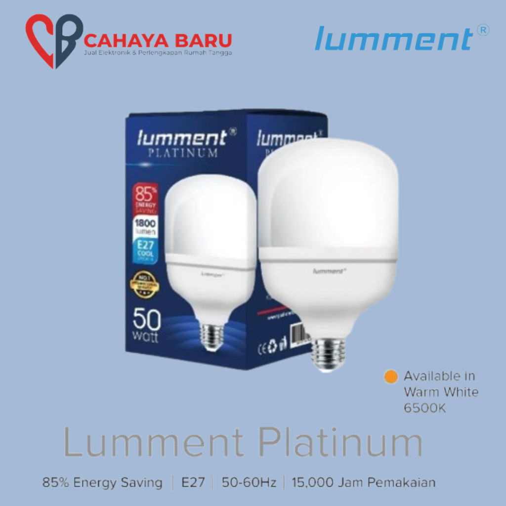 Jual LUMMENT LAMPU PLATINUM 50 WATT | Shopee Indonesia
