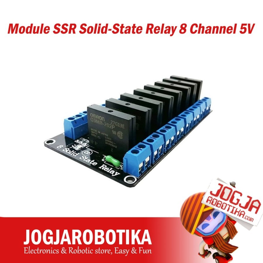 Jual Modul SSR Solid-State Relay 8 Channel 5V | Shopee Indonesia