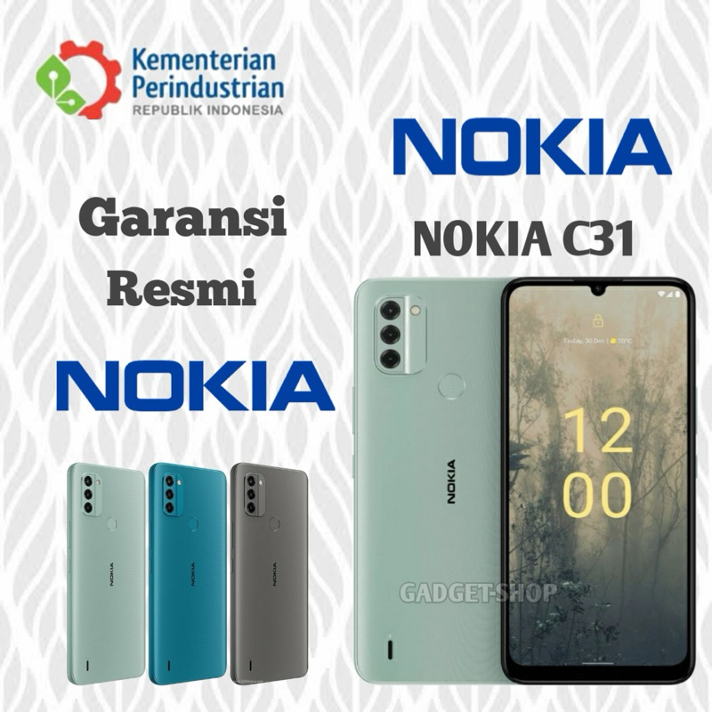 Jual Nokia C31 & C12 4/64 Garansi resmi Nokia indonesia 1 Tahun | Shopee Indonesia