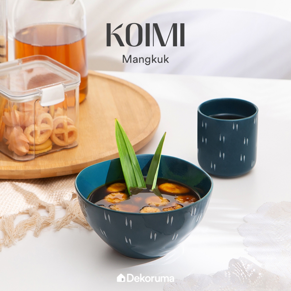 Jual Dekoruma KOIMI Mangkuk Keramik / Bowl 15 cm | Shopee Indonesia