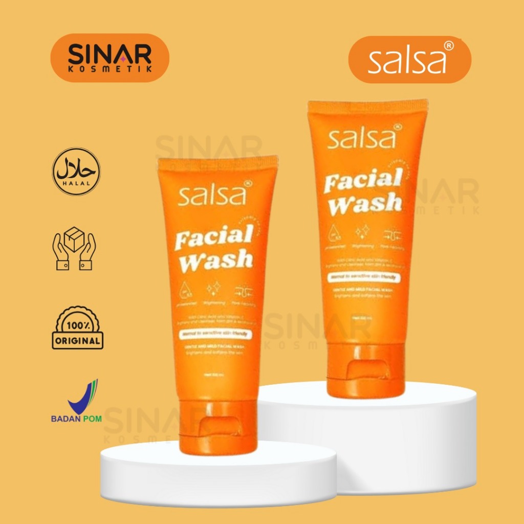 Jual Salsa Gentle Facial Wash | Shopee Indonesia