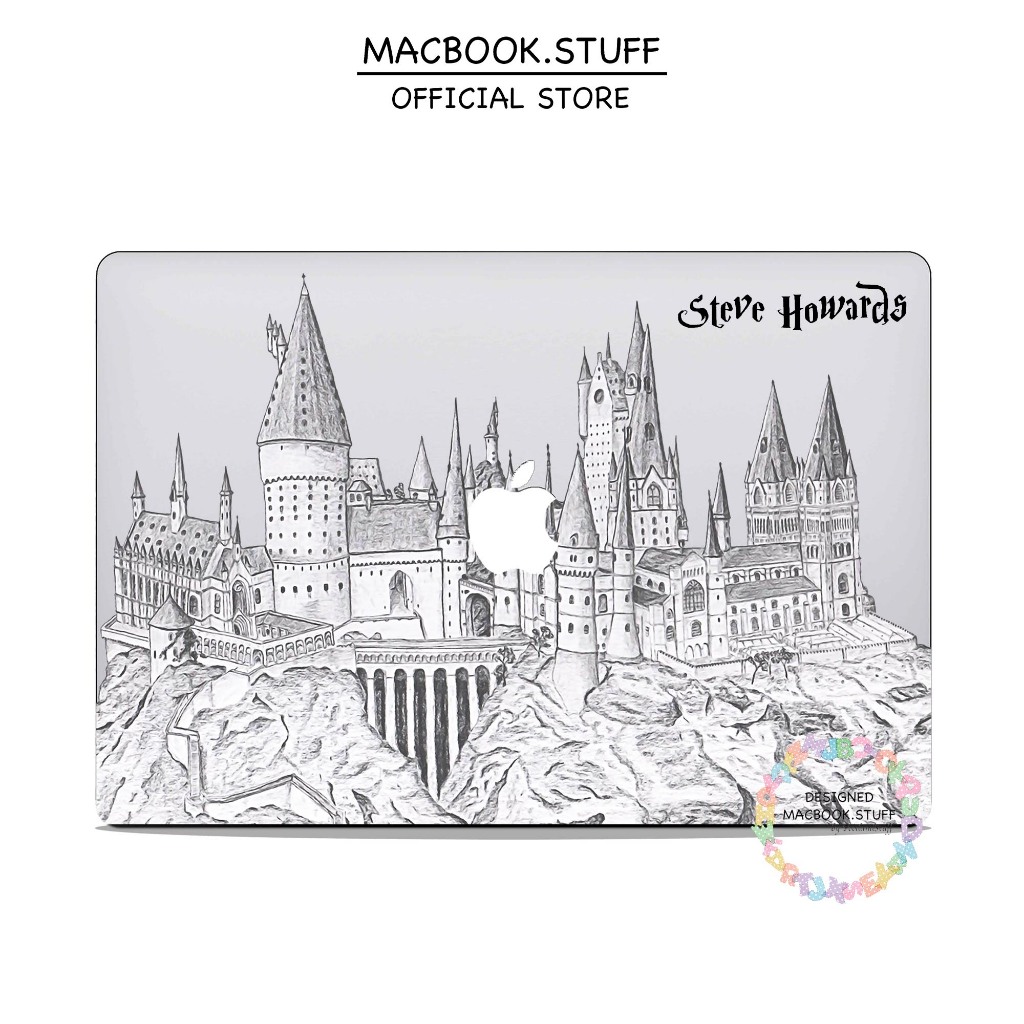 Jual MACBOOK Case CUSTOM HOGWARTS DESIGN NEW AIR PRO RETINA 11 12 13 14 ...