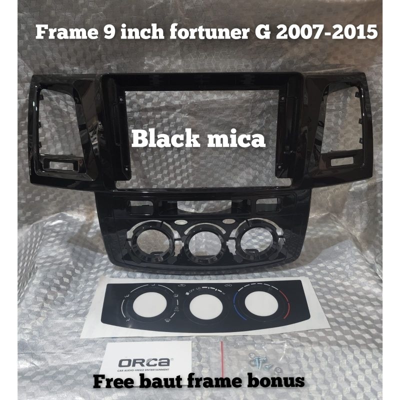 Jual frame head unit android 9 inch mobil fortuner 2007-2015 | Shopee ...