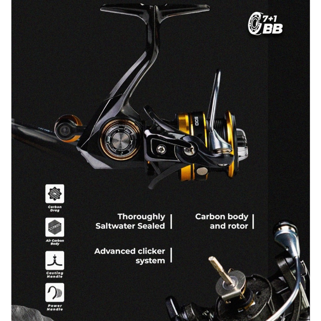 Jual reel iroly EXCEED SW bonus handle | Shopee Indonesia