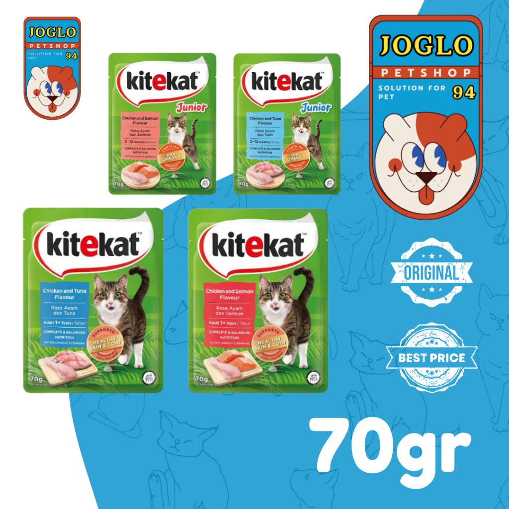 Jual KITEKAT Cat Food Pouch 70gr | Shopee Indonesia