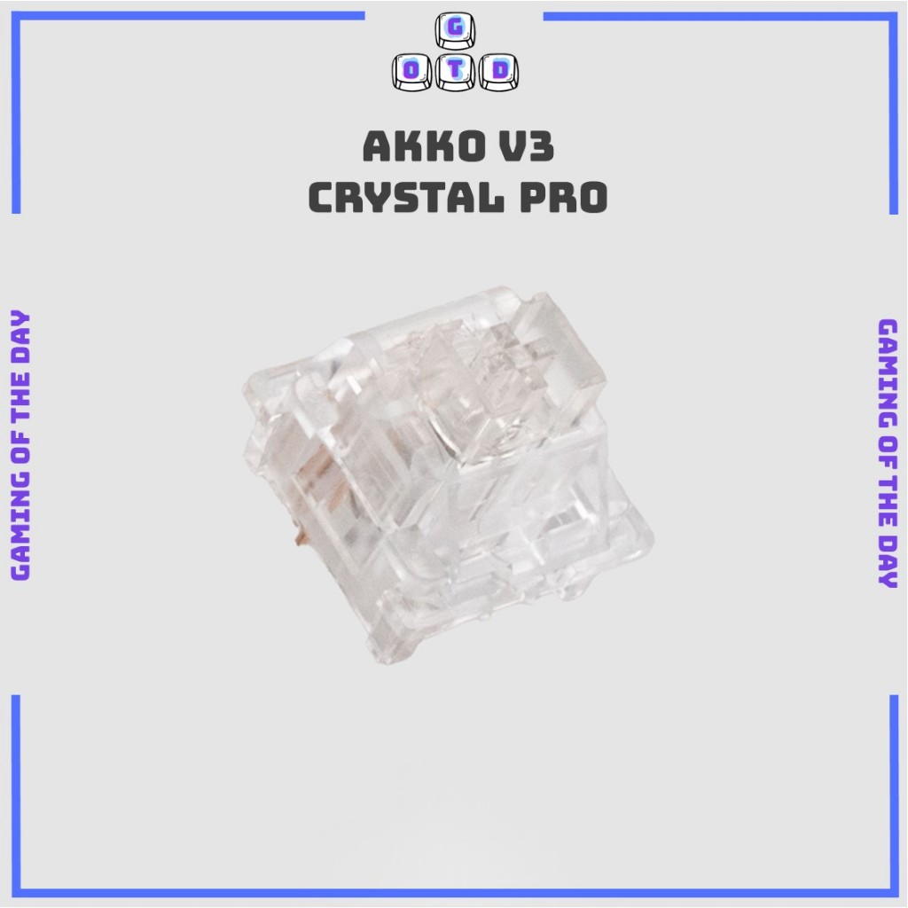 Jual Akko V3 Crystal Pro Linear Clear Mechanical Switch Keyboard Gaming ...