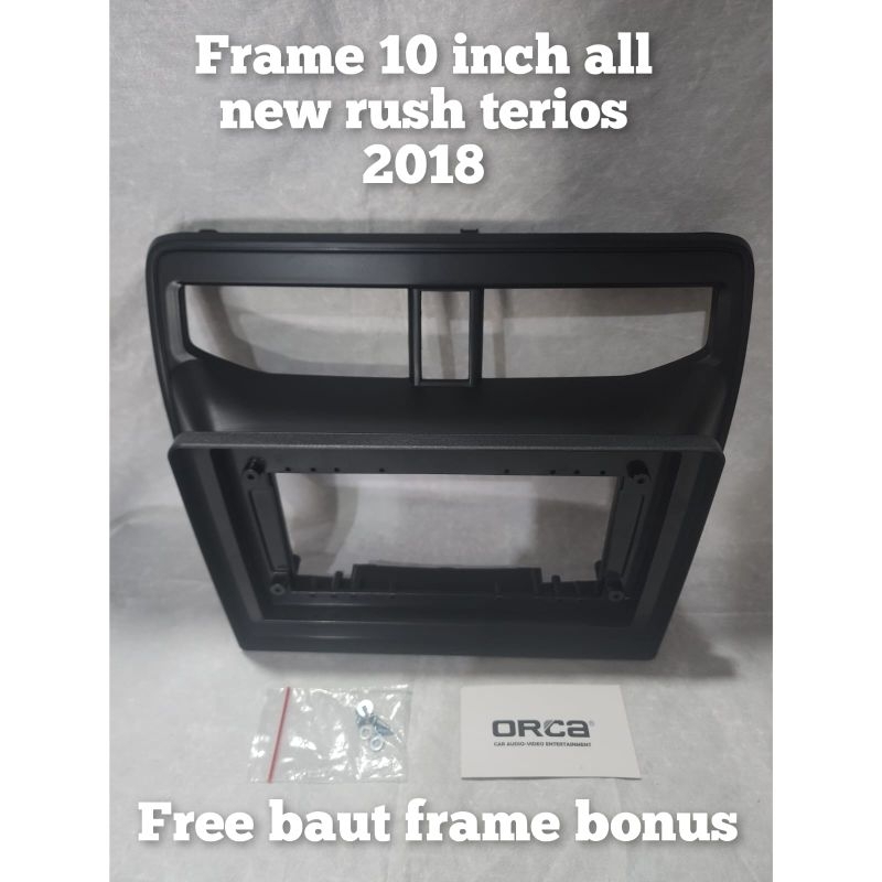 Jual frame head unit android 10 inch mobil all new rush terios 2018 ...