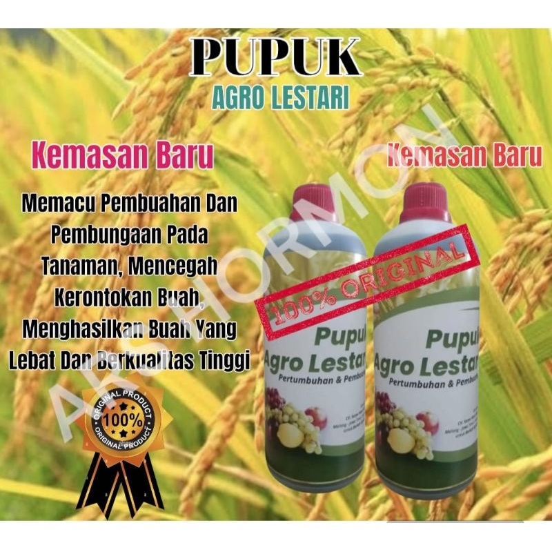 Jual Paket 2Botol-Pupuk organik agro lestari Pupuk penyubur perangsang dan Pelebat Buah-Bunga ...