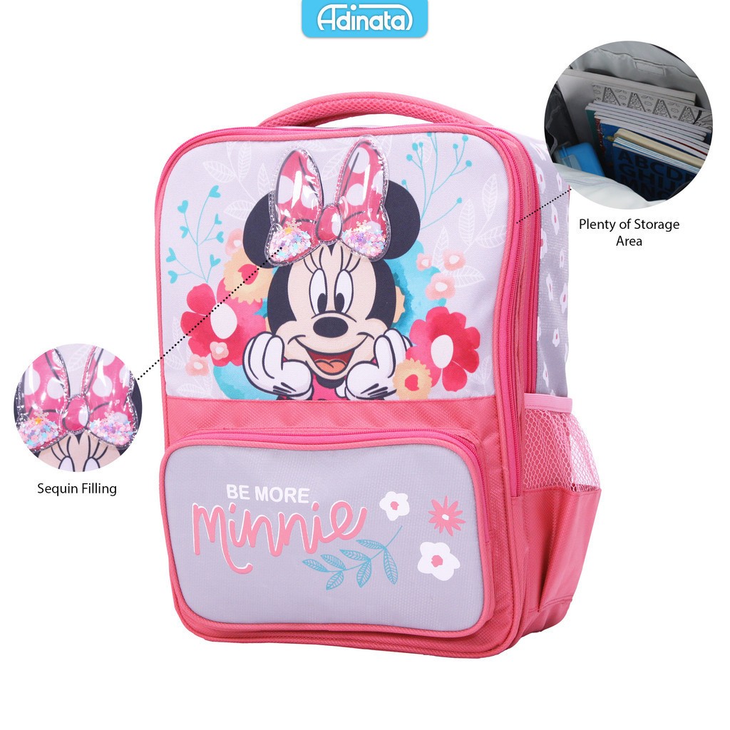 Jual Tas Minnie Bow Double Rucksack L - Adinata / Tas Ransel Anak ...