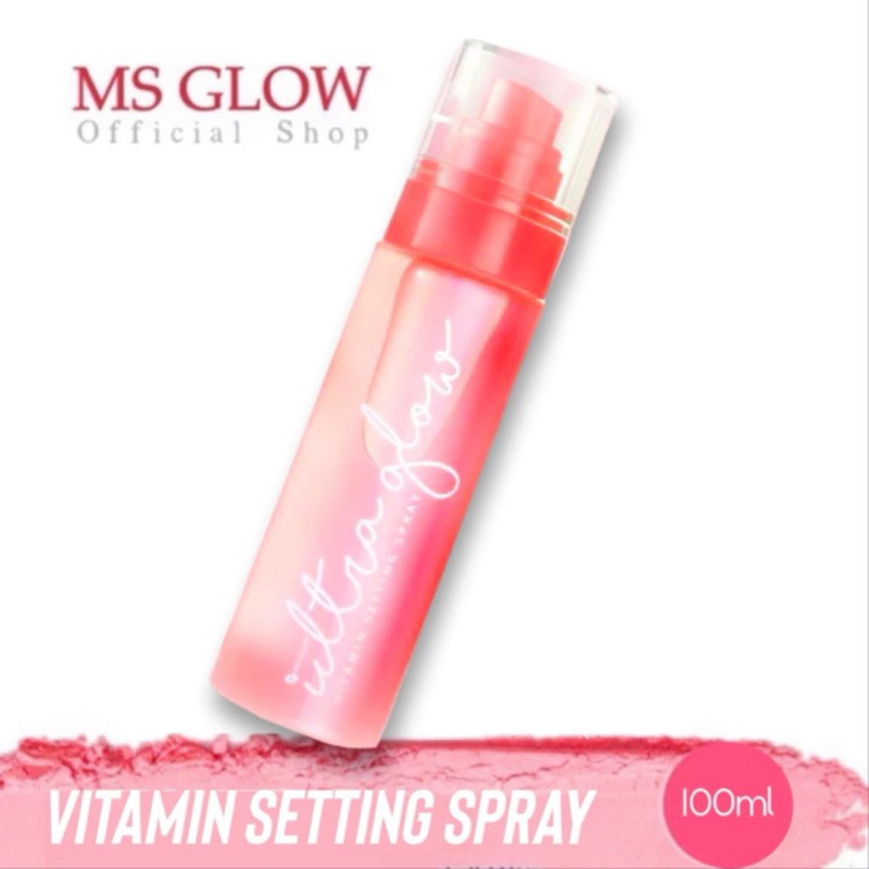 Jual Ms Glow Ultra Glow Setting Spray - 100 ml | Shopee Indonesia