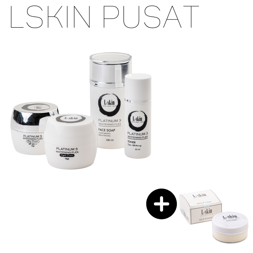 Jual Lskin / L-Skin Paket Platinum 3 + Loose Powder | Shopee Indonesia