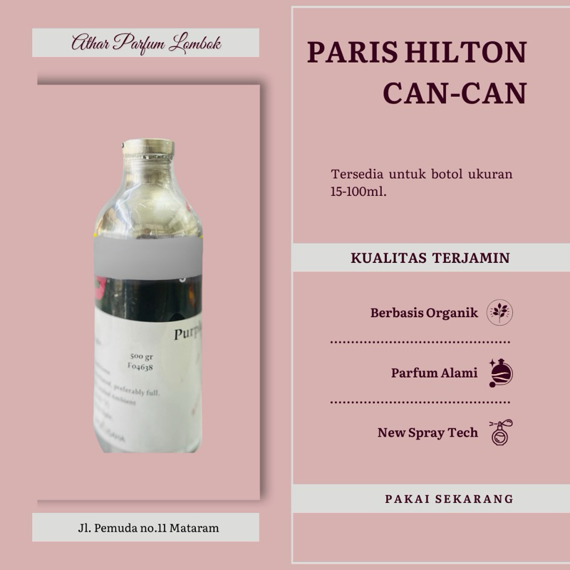Jual Athar Parfum Lombok ( Paris Hilton Can Can ) Spray 15 - 100 ml ...