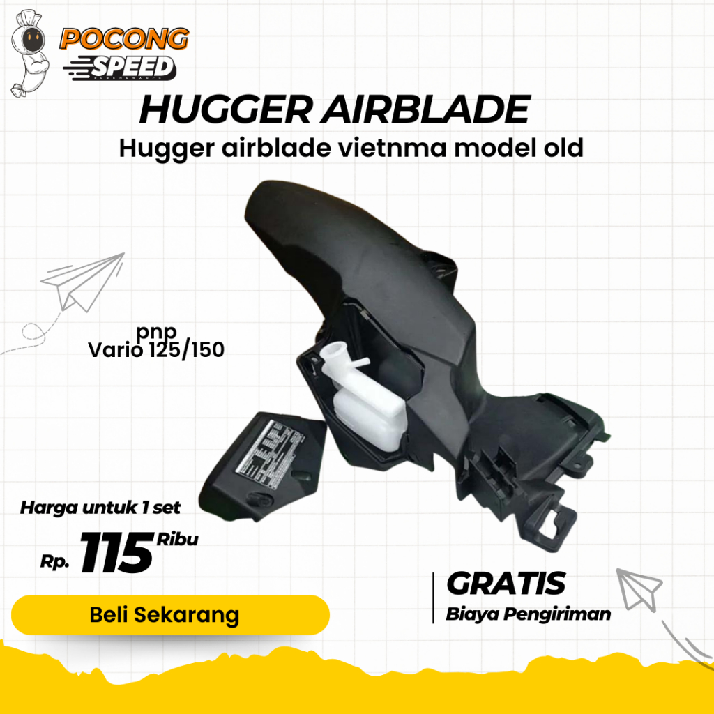 Jual SPAKBOR KOLONG AIRBLADE MOTOR VARIO 125 150 TAHUN 2012-2020 PCX ...