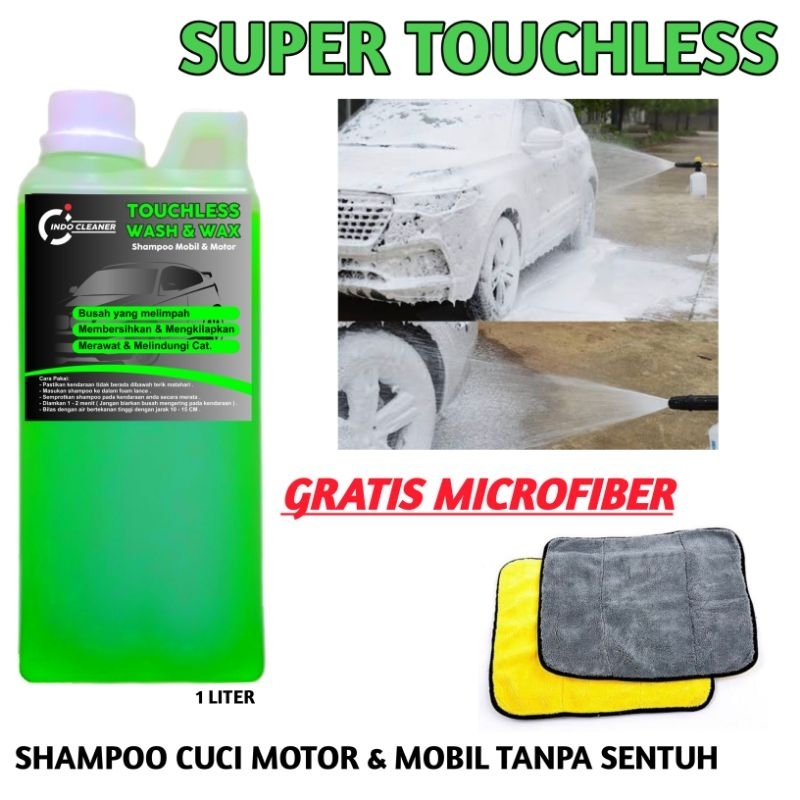 Jual Shampoo Touchless Motor dan Mobil Cuci Tanpa Sentuh 1 Liter ...