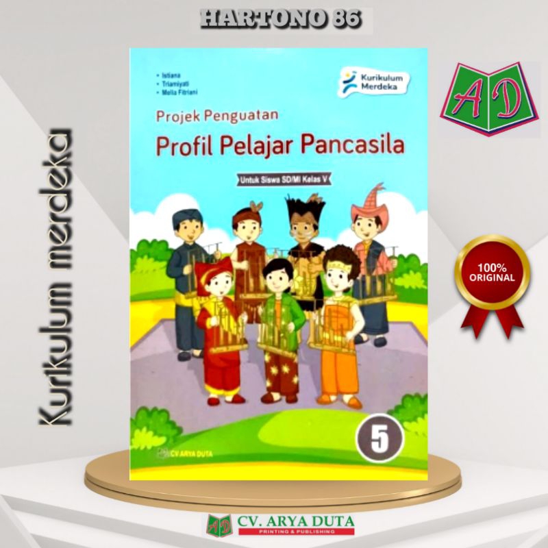 Jual Buku Paket Projek penguatan profil pelajar Pancasila/P5 kelas 5 SD/MI Kurikulum Merdeka CV ...