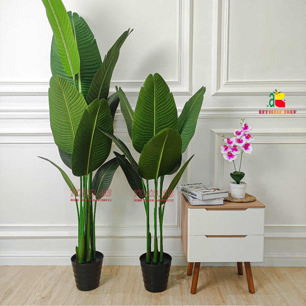 Jual 1 PAKET MEWAH POHON PISANG ARTIFICIAL JUMBO PREMIUM 120CM DAN ...