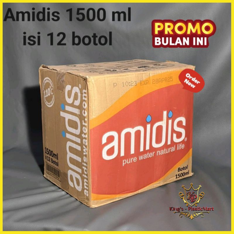 Jual Air Minum Amidis 1500 Ml ( Isi 12 Botol / Dus) | Shopee Indonesia