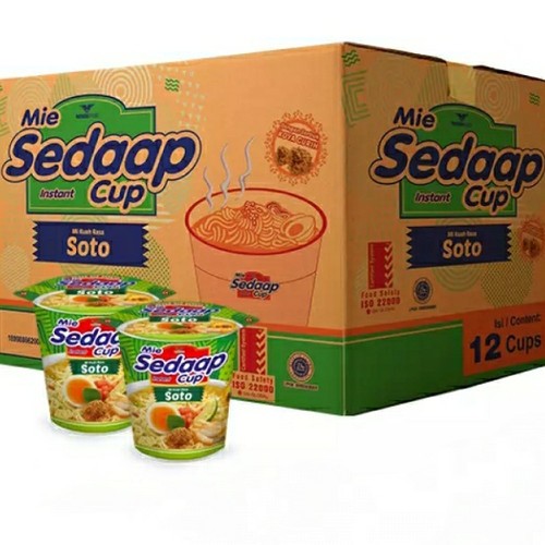 Jual Mie Sedaap Cup 1 DUS isi 12pcs All Varian Rasa | Shopee Indonesia