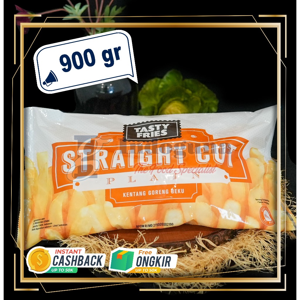 Jual Tasty Fries Straight Cut / kentang beku | Shopee Indonesia