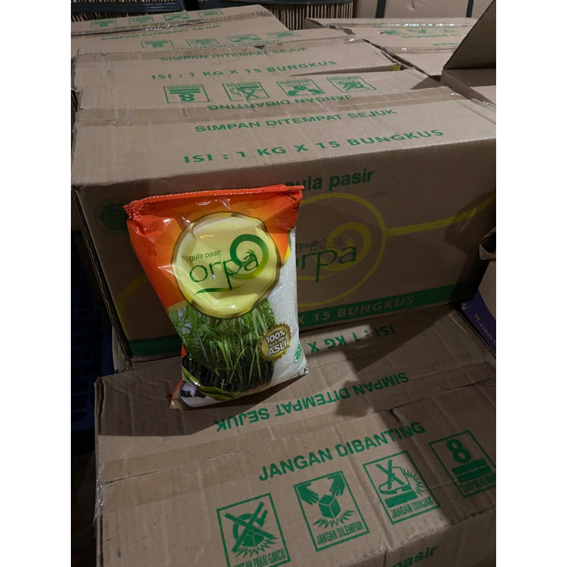 Jual Gula Orpa Gula Tebu Asli Kemasan Karton 15x1kg | Shopee Indonesia