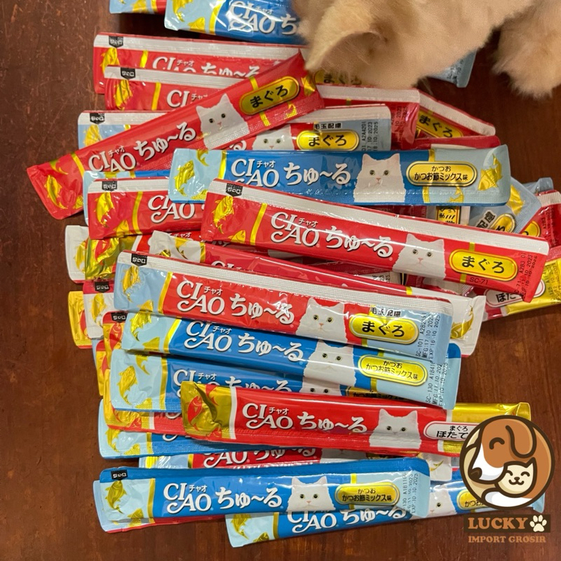 Jual Snack Ciao Churu Liquid Cat Snack Kucing Vitamin Cemilan Makanan ...