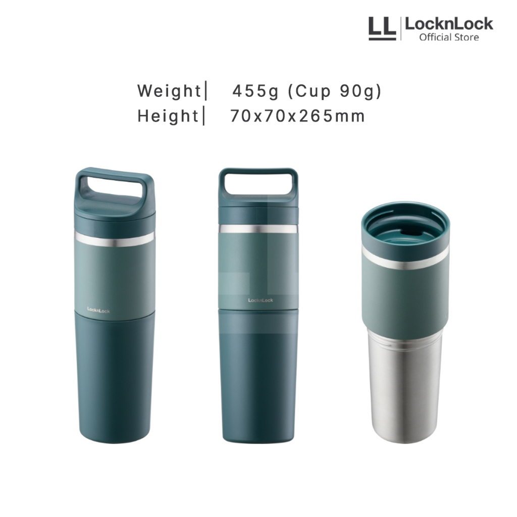 Jual LocknLock 2in1 Tumbler Mug 600ml & 400ml - LHC4332 | Shopee Indonesia