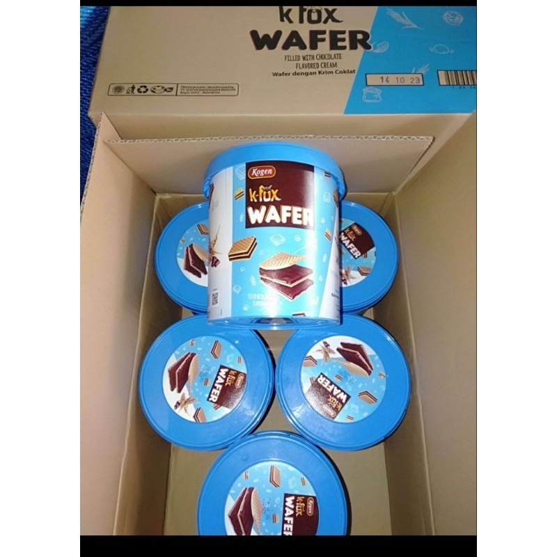 Jual roti wafer kfox Kogen wafer coklat 250 gram | Shopee Indonesia