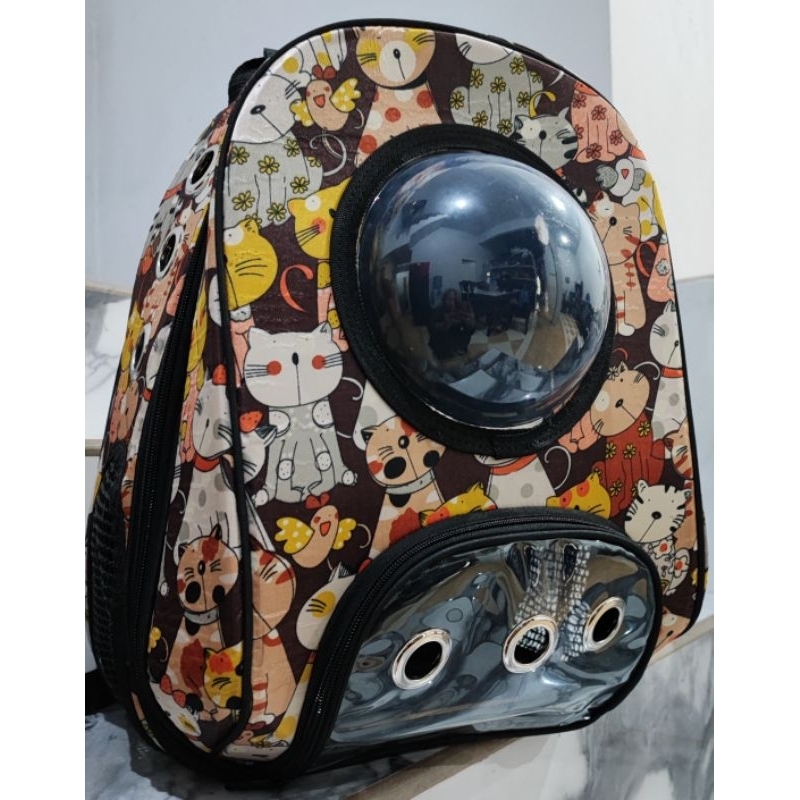 Jual Tas Kucing Astronot Cembung/Tas Hewan Astronot Cembung/Tas Reptil ...